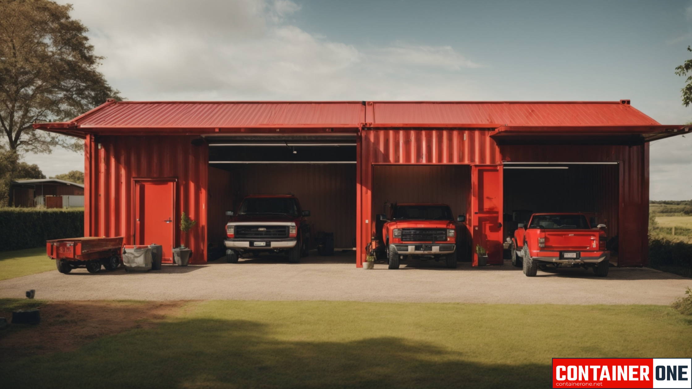 12 Epic Shipping Container Garage and Carport Ideas 12 Epic Shipping Container Garage and Carport Ideas